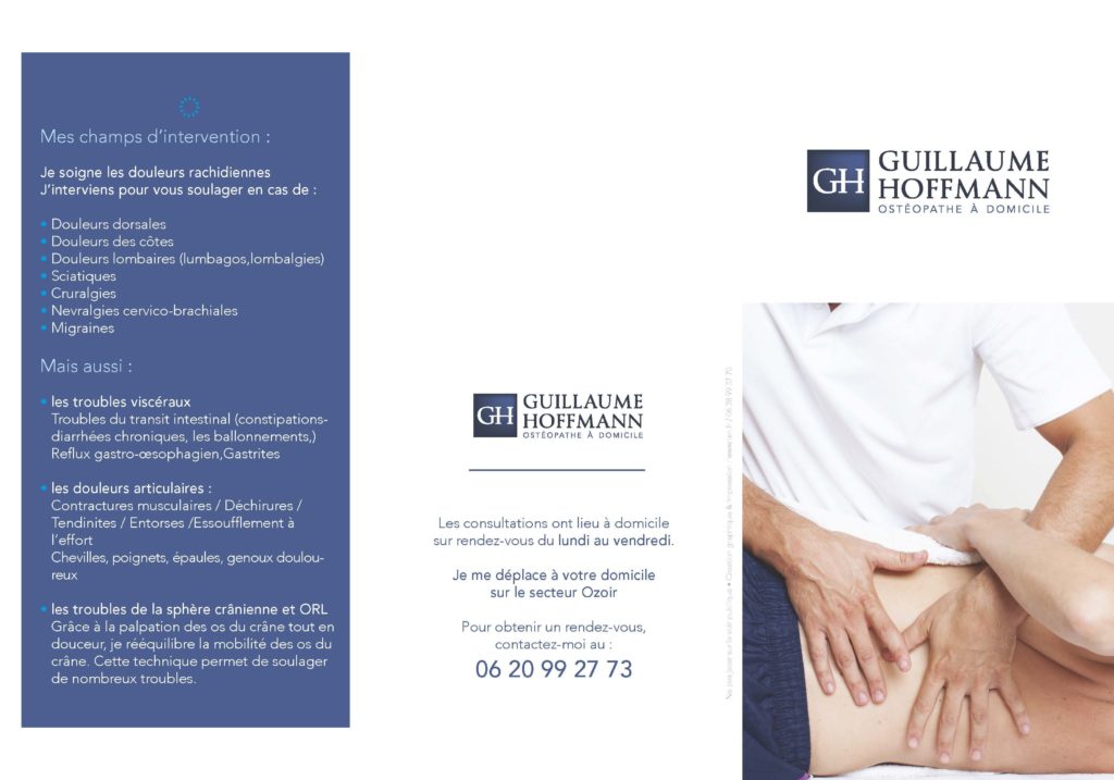 Guillaume Hoffmann Ostéopathe - ADSTRIVER