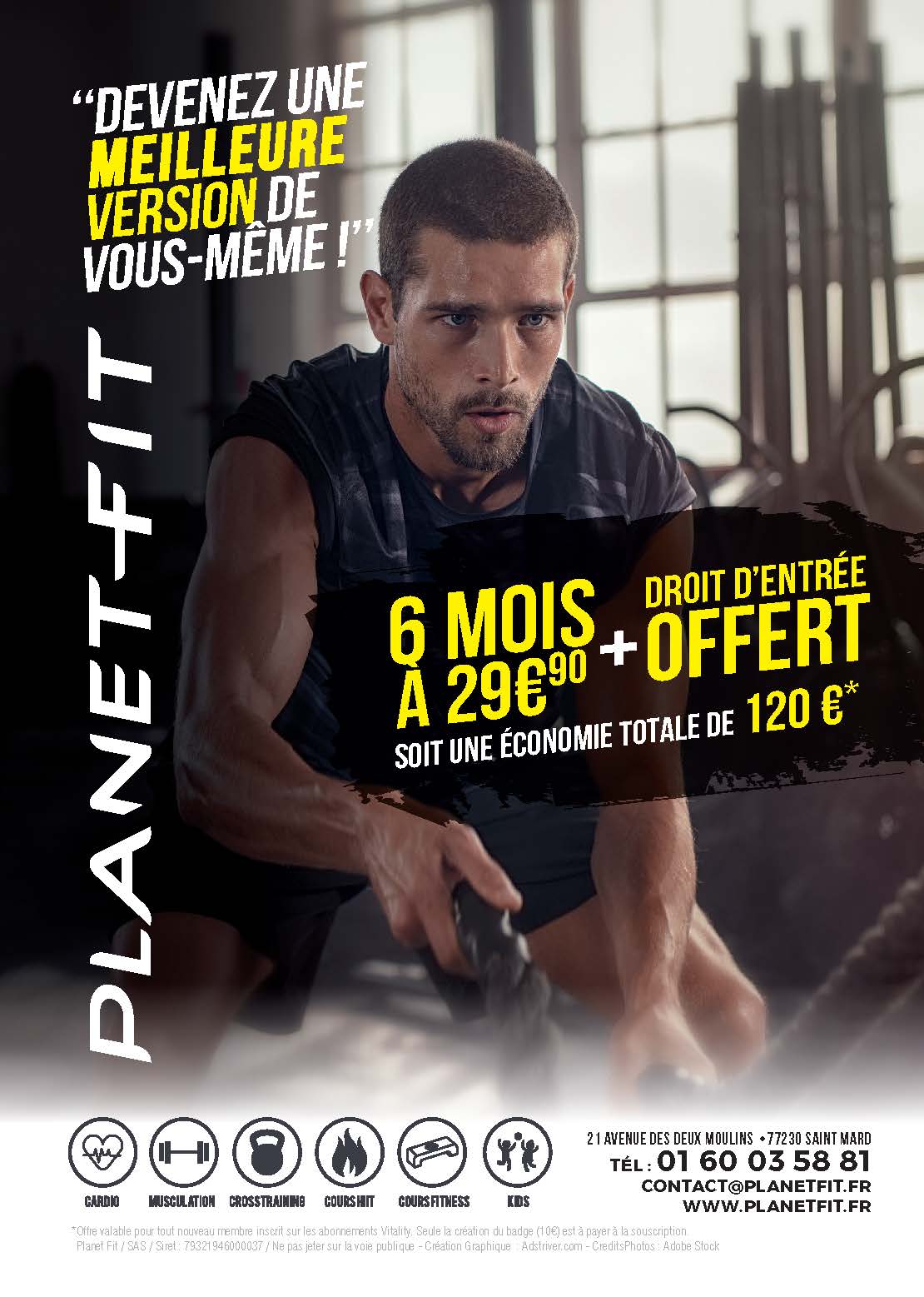 Planet Fit - Communication pour salle de sport